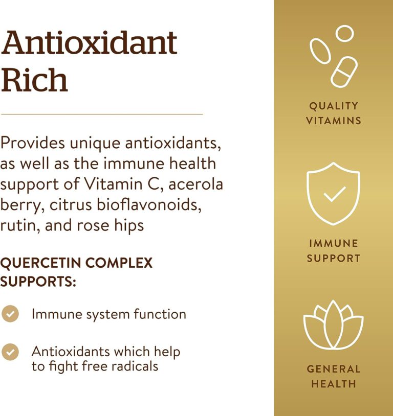 Solgar Quercetin Complex with Ester-C Plus Review - Champion Nutrition